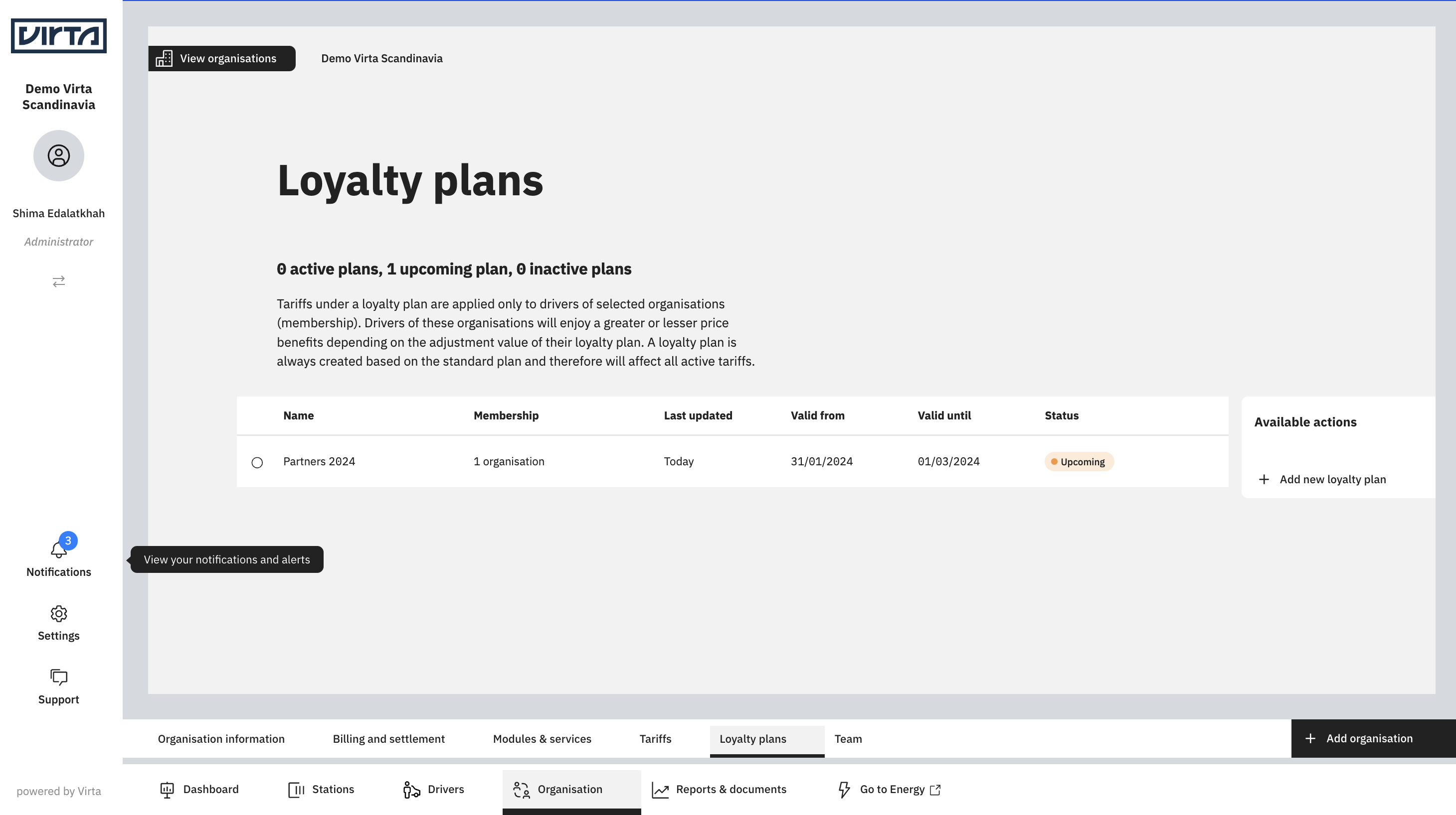How to set up Loyalty Plans – Virta